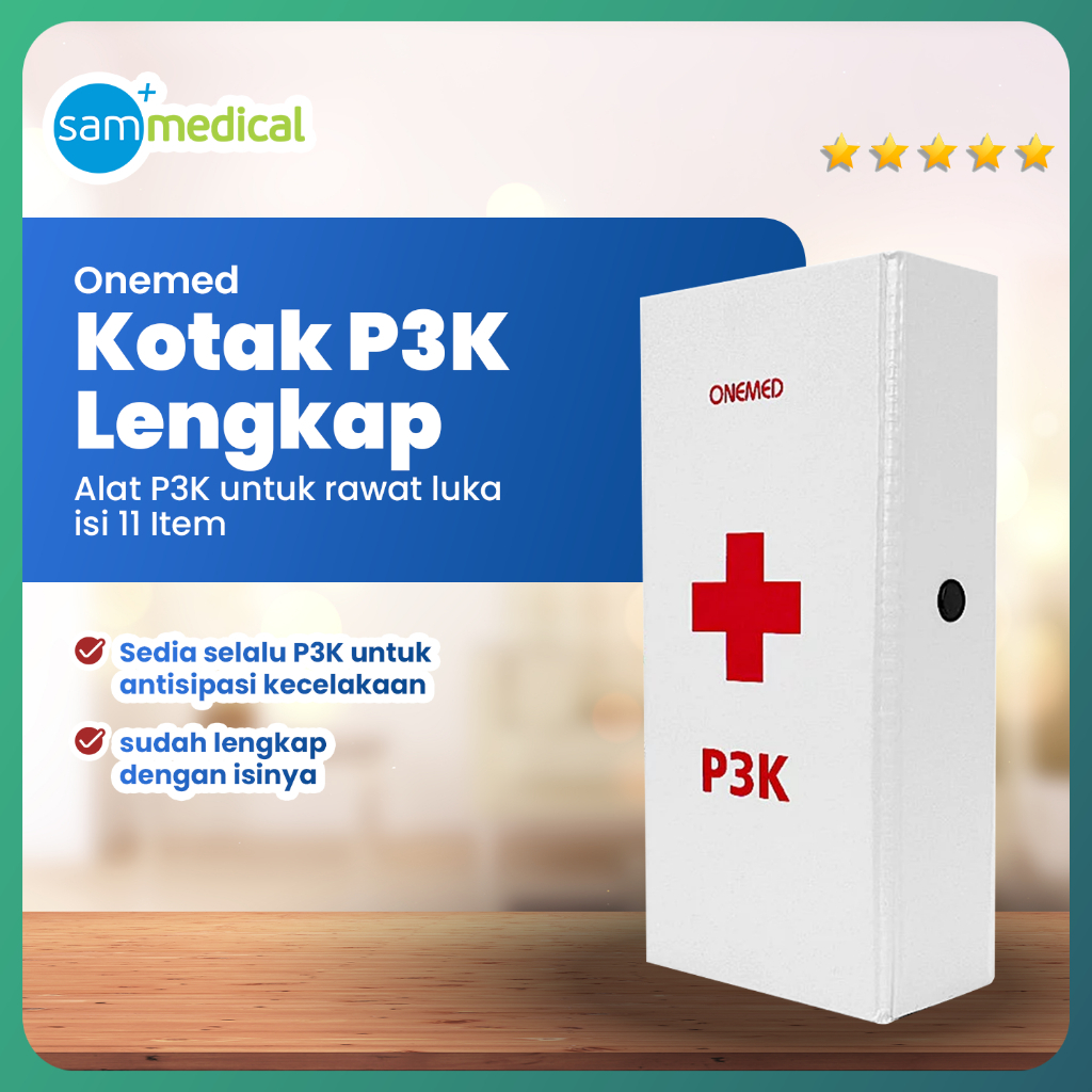 Jual Onemed Kotak P3K + Isi (Set) / First Aid Set / Alat P3K Lengkap ...