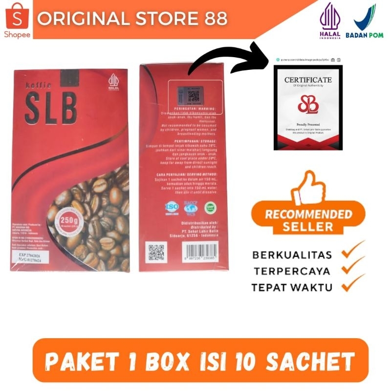 Jual SLB ISI 10 SACHET ORIGINAL 1 BOX | Shopee Indonesia
