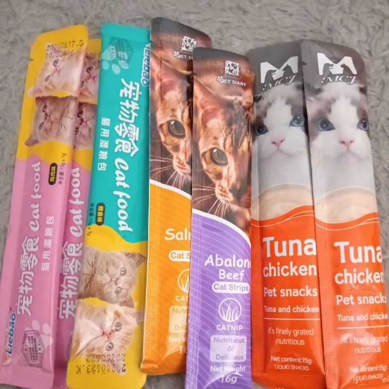 Jual Snack kucing / Cemilan Kucing / Makanan hewan peliharaan snack cat ...
