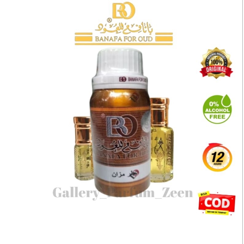 Jual Parfum Minyak Wangi Sholat Mizyan | Mizyaan | Mizan Original Banafa For Oud Saudi K S A ...