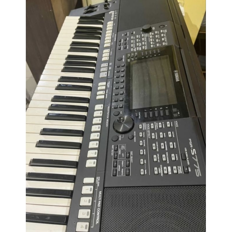 Jual Keyboard Yamaha PSR S775 Sampling No Minus | Shopee Indonesia