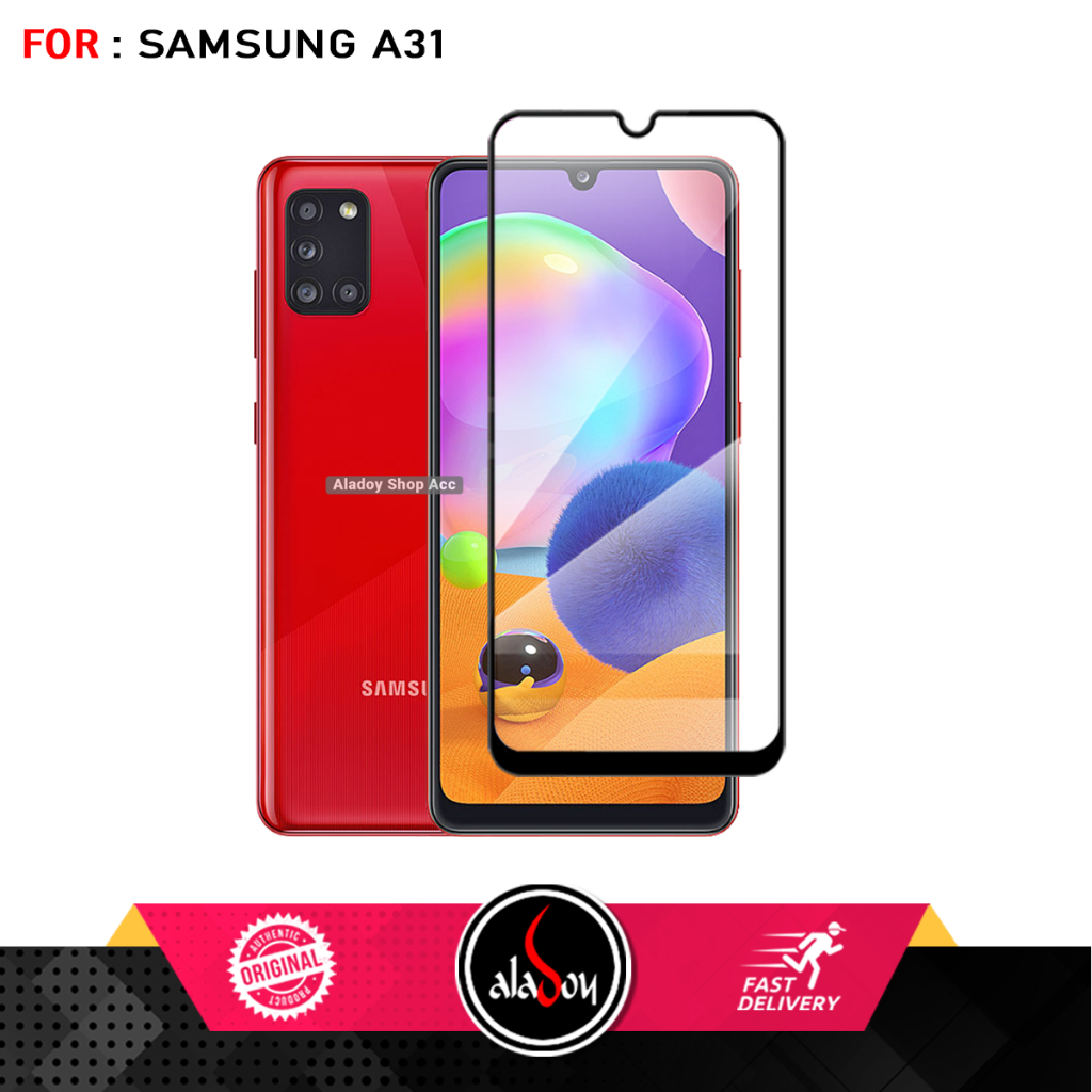 Jual Tempered Glass Samsung A31 Anti Gores Anti Static Screen Protector ...