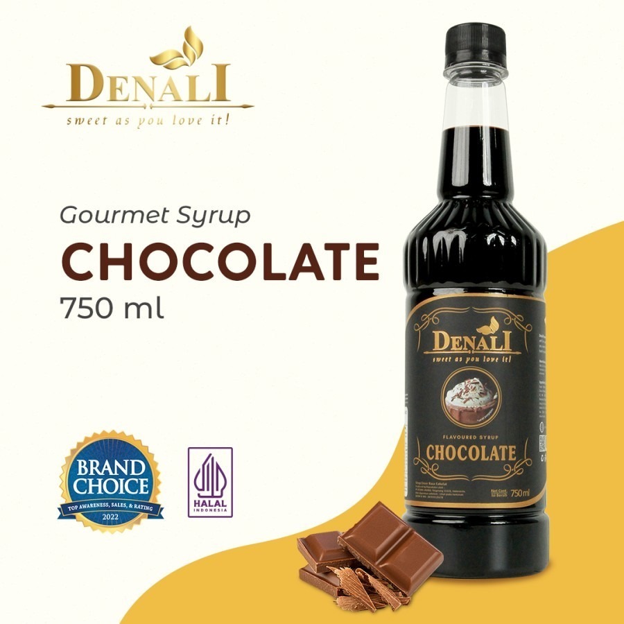 Jual Denali Sirup Chocolate 750ml | Denali Syrup Chocolate | Denali ...
