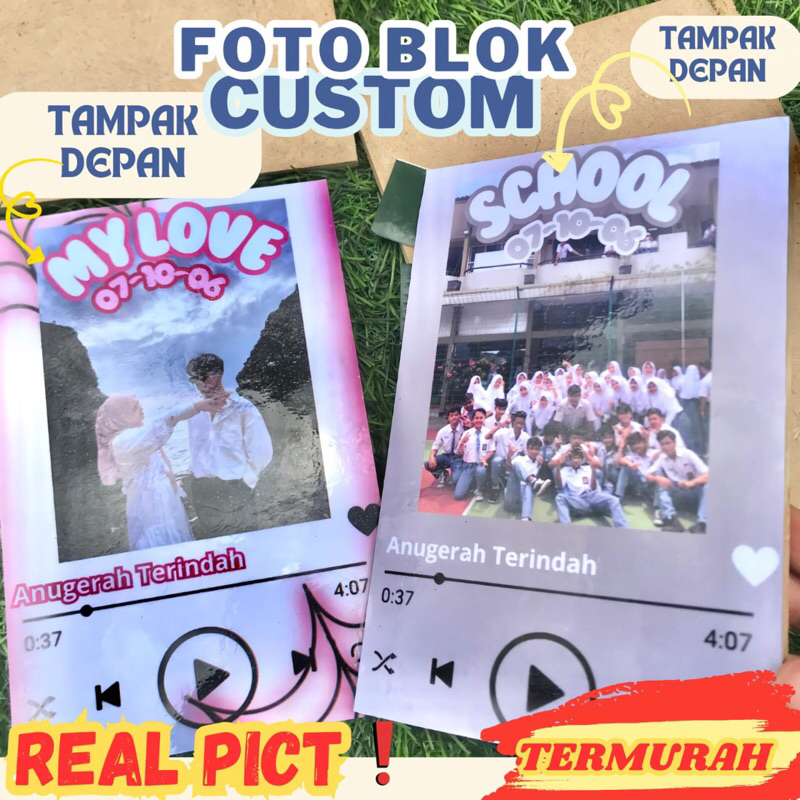 Jual SPOTIFY FOTO BLOK | FOTO BLOK PREMIUM MURAH | CUSTOM FOTO BLOK ...