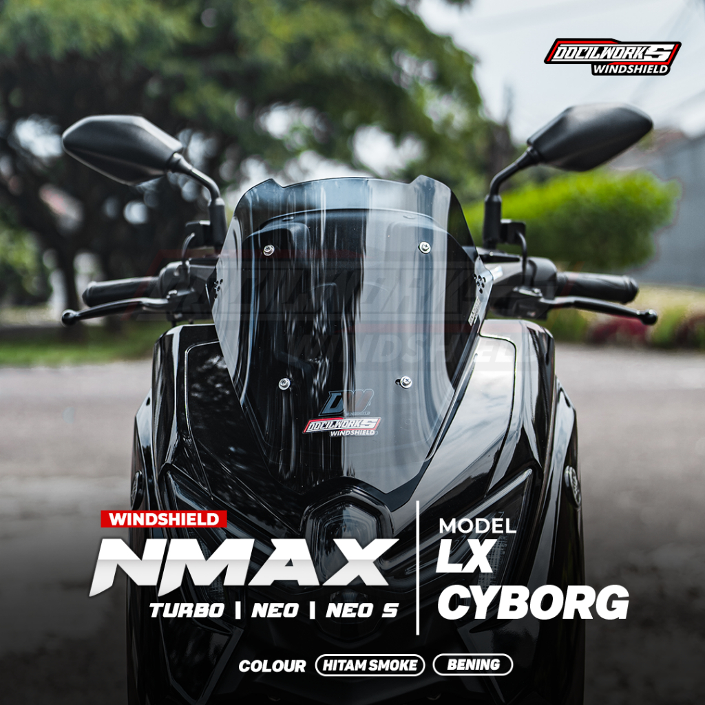 Jual Docilworks - Visor Windshield Standar Nmax TURBO LX CYBORG NEO NEO ...
