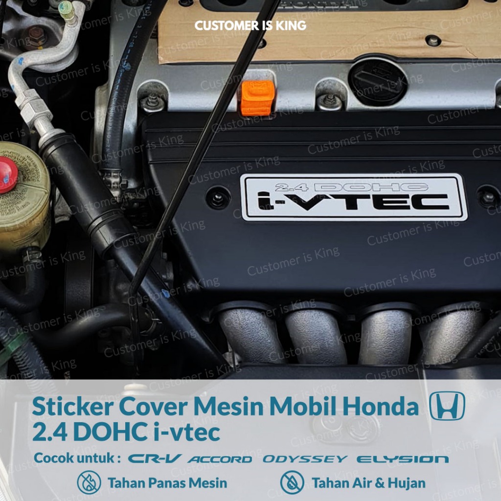 Jual Stiker Sticker 2.4 2.0 DOHC i-VTEC Cover Mesin Aksesoris CRV ...