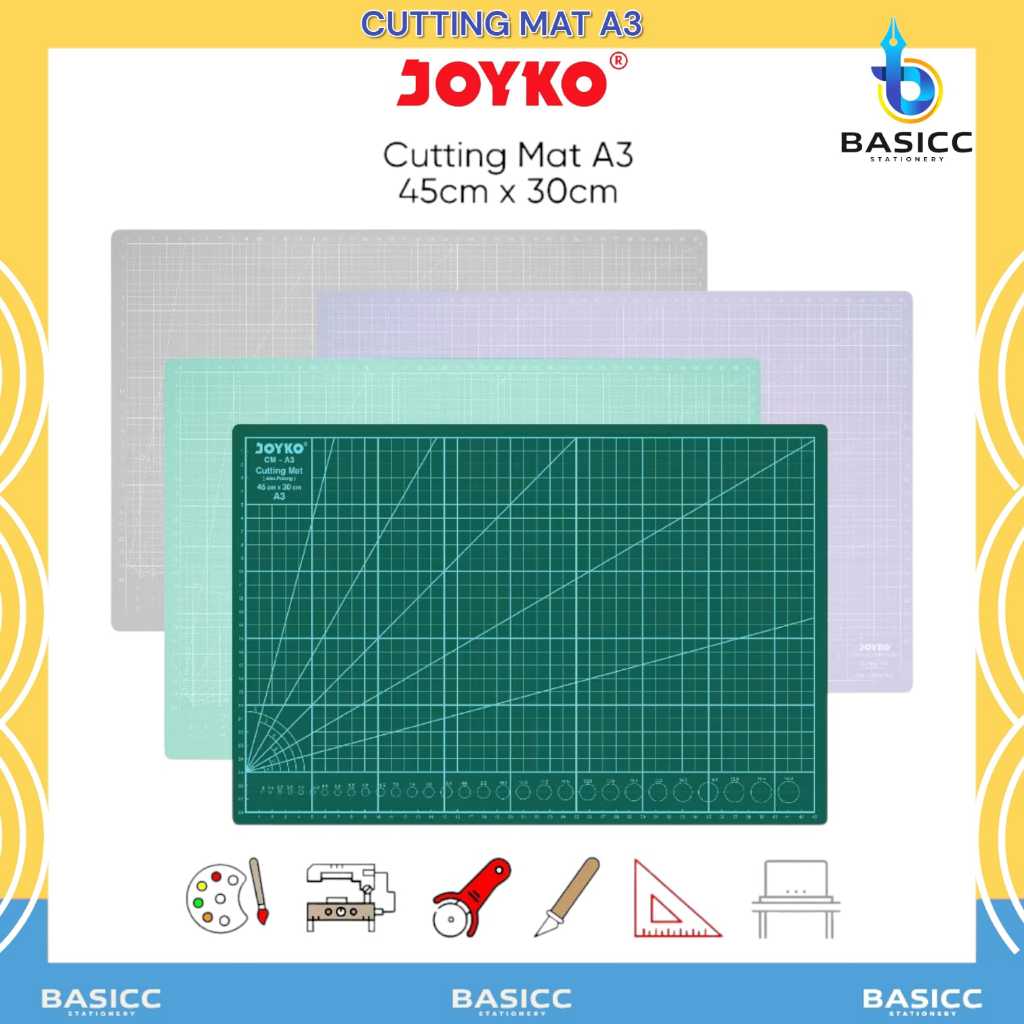 Jual Joyko Cutting Mat Alas Potong CM-A3 | 45 cm x 30 cm | Shopee Indonesia
