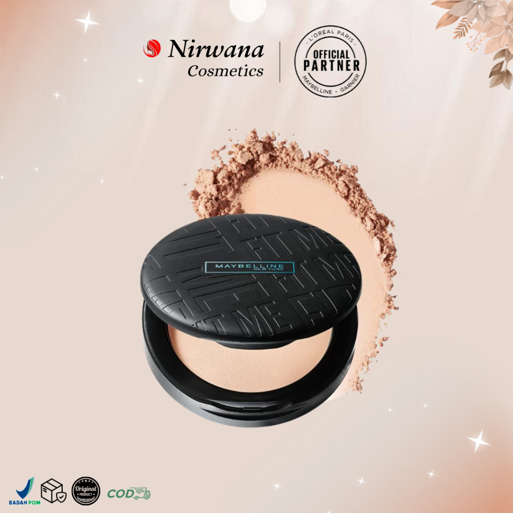 Jual MAYBELLINE FIT ME MATTE + PORELESS COMPACT POWDER 12H OIL CONTROL ...