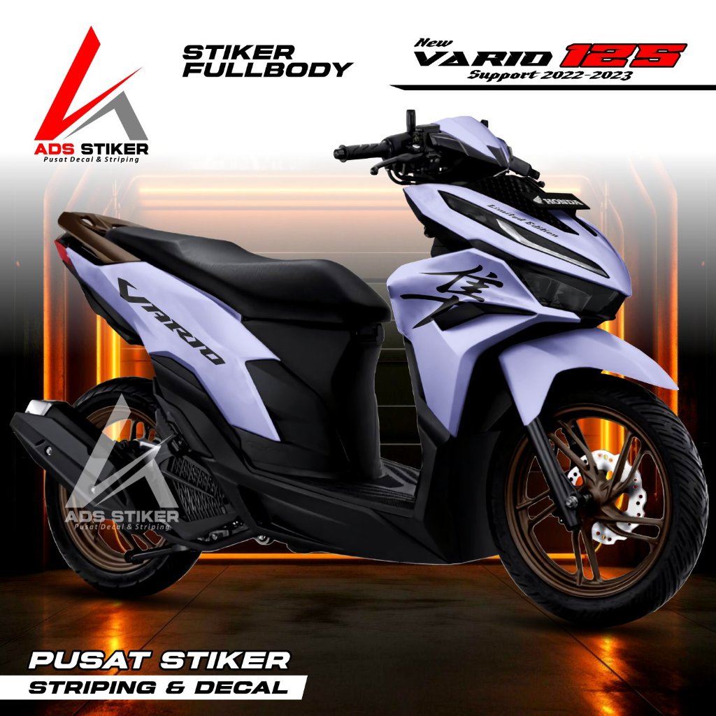 Jual Decal Vario New 125 150 2022 - 2024 Full Modifikasi - Stiker Variasi List Vario Polos Japan ...