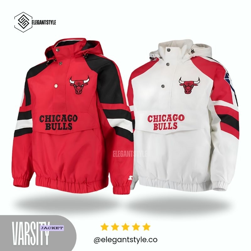 Jual [ESTYCO] Jaket Varsity Baseball Cougle Anorak BULLS ElegantStyle ...