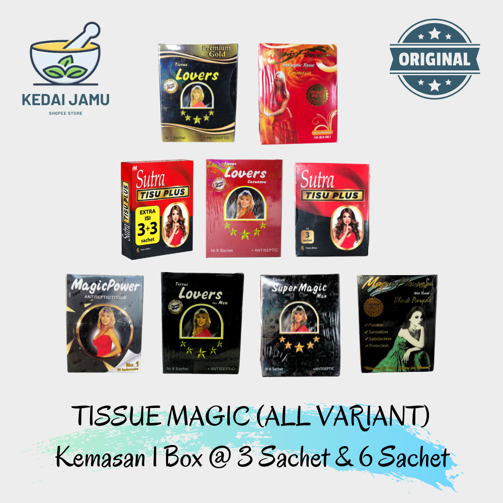 Jual Tissue Super Magic Man (Tisu magic power) SEMUA VARIAN | Shopee ...