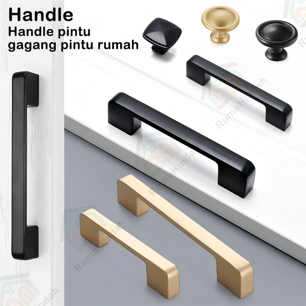 Jual Handle Handel Emas Tarikan Laci Handle Pintu Minimalis Modern ...