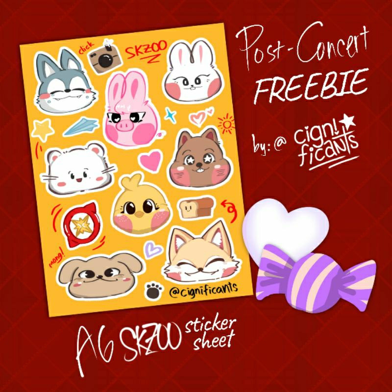 Jual SKZOO sticker sheet | Shopee Indonesia