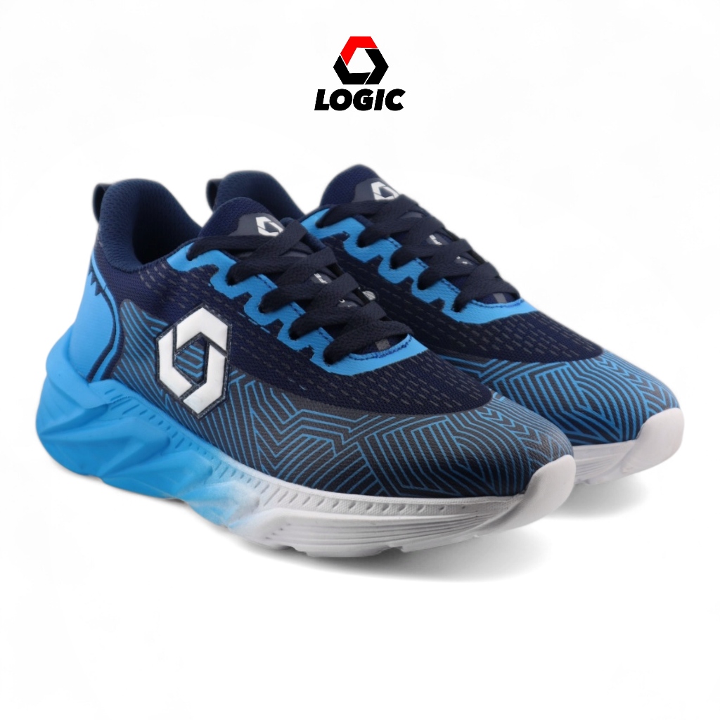 Jual Logic - Sepatu Olahraga Biru Navy Running Ringan | Power Of ...
