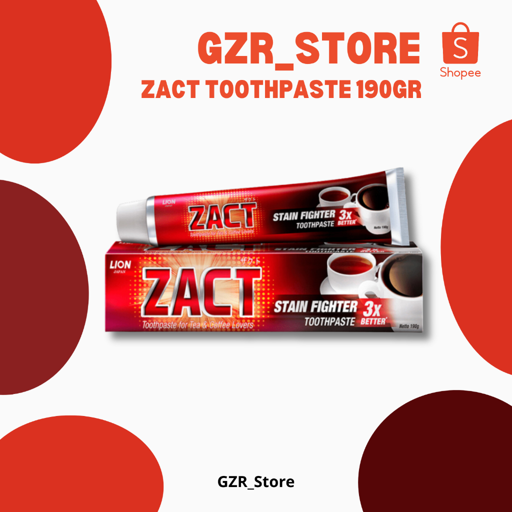 Jual ZACT PASTA GIGI TOOTHPASTE 190GR | Shopee Indonesia