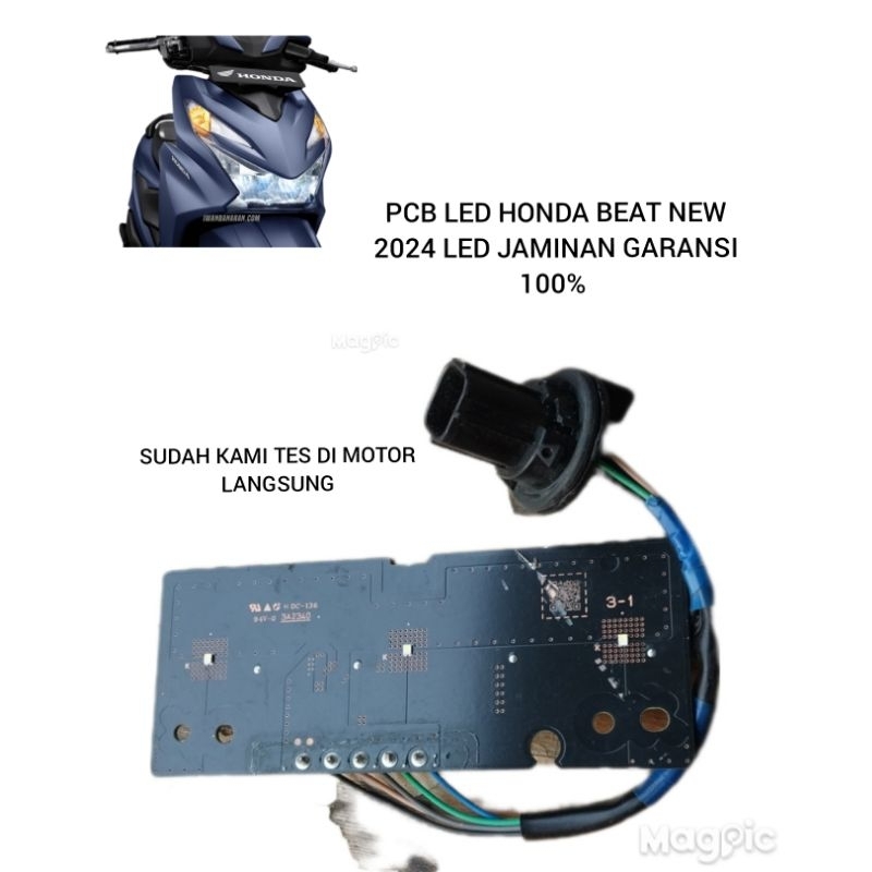 Jual PCB LED HONDA BEAT LED NEW 2024 LED SUDAH DI UJI 100% LANGSUNG KE ...