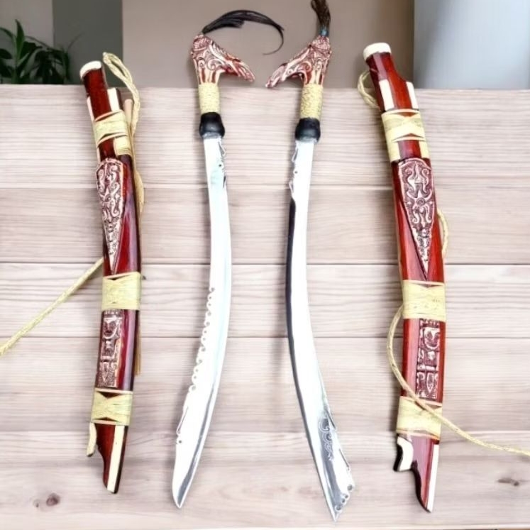 Jual Mandau Jimpol BAJA PUTIH ANTI KARAT 80 CM | Shopee Indonesia