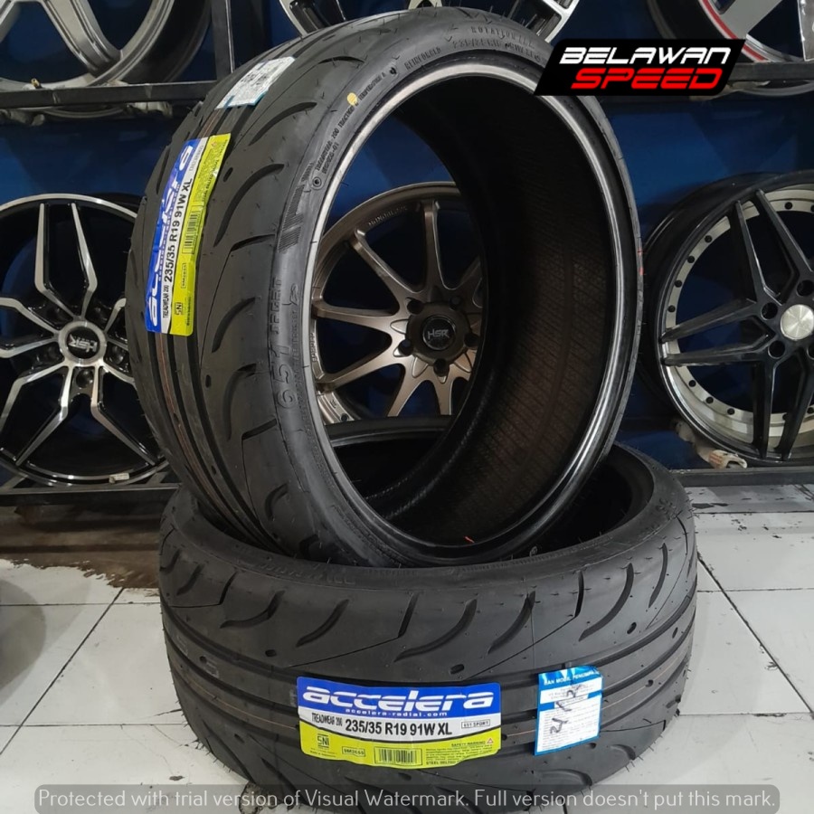 Jual BAN MOBIL TUBLES TIPE SEMI SLICK MERK ACCELERA 651 SPORT TW 200 ...