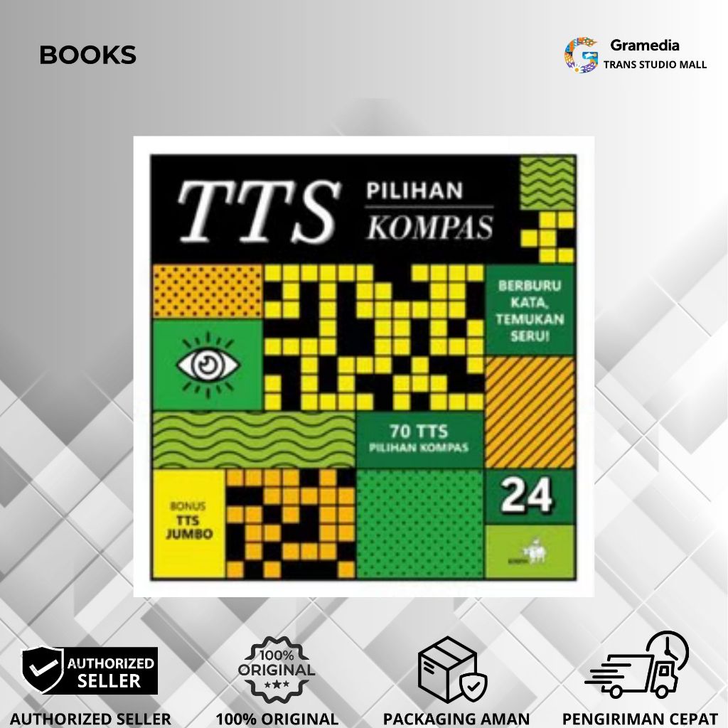 Jual Gramedia Bandung TSM Buku Best Seller EXT10 ORI - TTS Pilihan ...