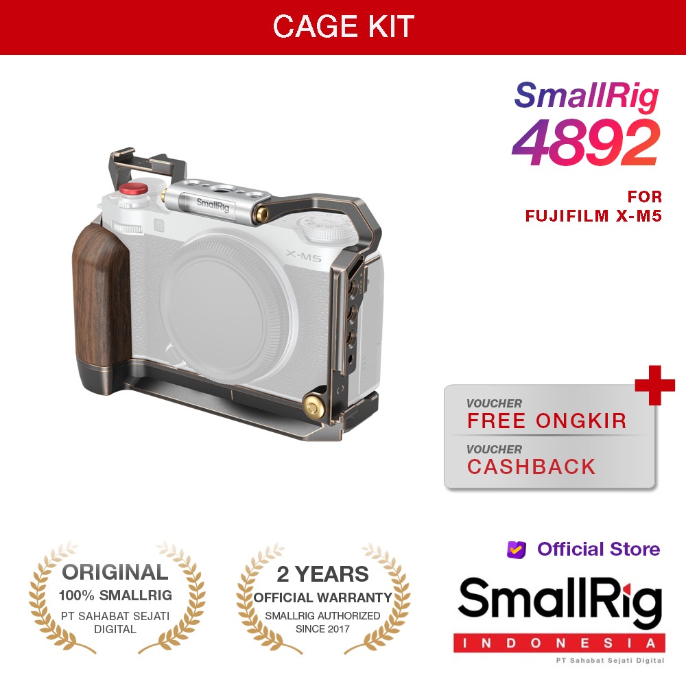 Jual SmallRig “Retro" Cage for FUJIFILM X-M5 4892 | Shopee Indonesia