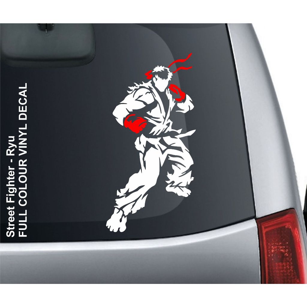 Jual Stiker Street Fighter - Ryu Full Colour Vinyl Decal | Shopee Indonesia