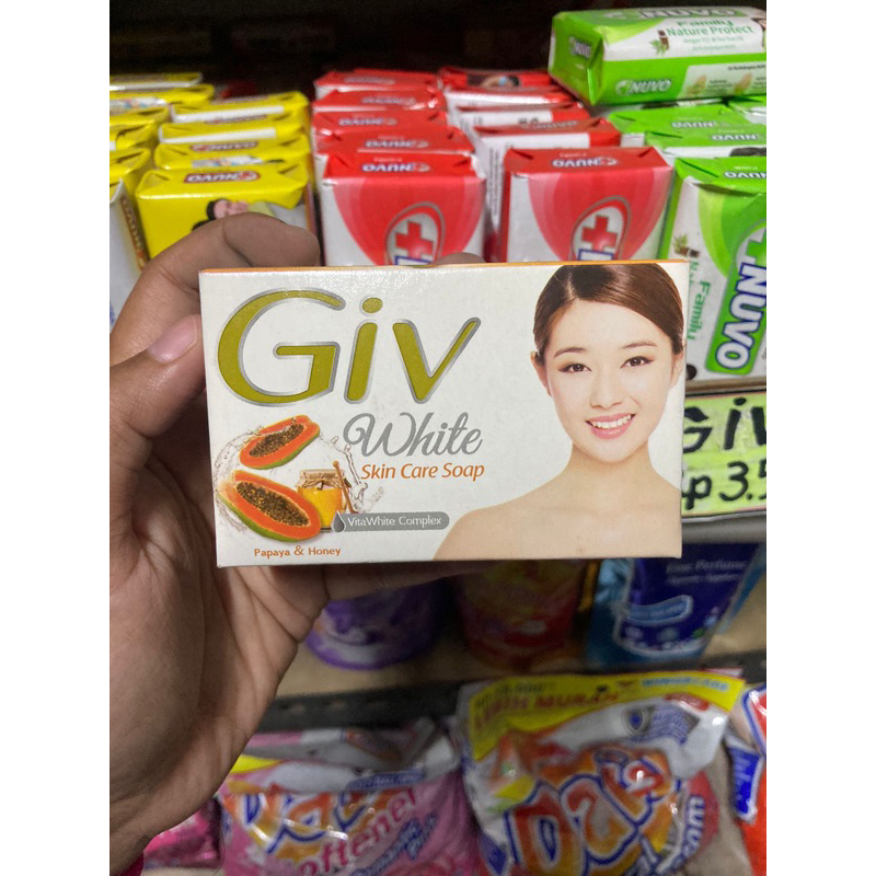 Jual GIV WHITE SKIN CARE BAR SOAP - Sabun Mandi Batang GIV - GIV White Skin Care Soap 72 gr ...