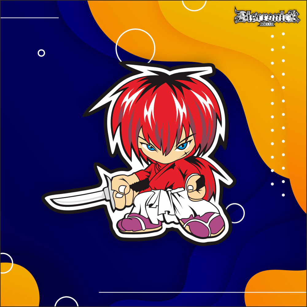 Jual Stiker / Sticker SAMURAI X Chibi Cutting | Shopee Indonesia