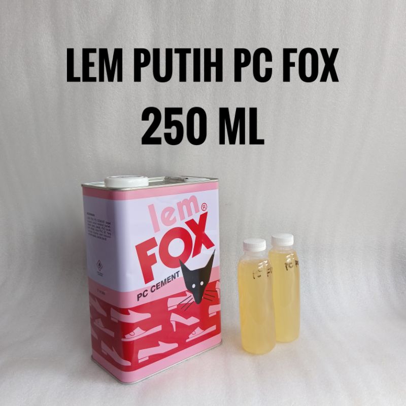 Jual Lem Fox / PC Cement 250 ml / lem putih | Shopee Indonesia