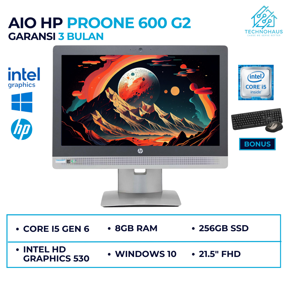 Jual HP ProOne 600 G2 I5 GEN 6 RAM 8GB SSD 256GB | Shopee Indonesia