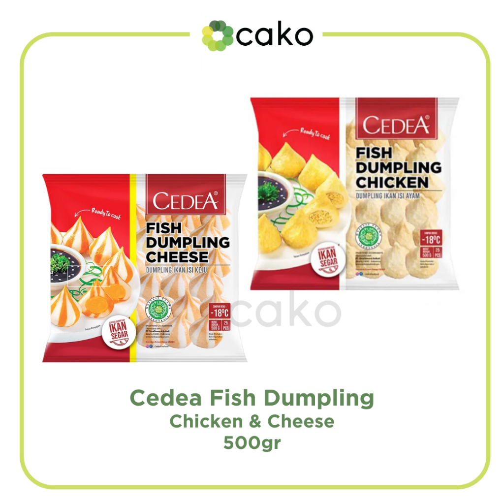 Jual Cedea Fish Dumpling Chicken & Cheese 500gr / Frozen Food Keju ...