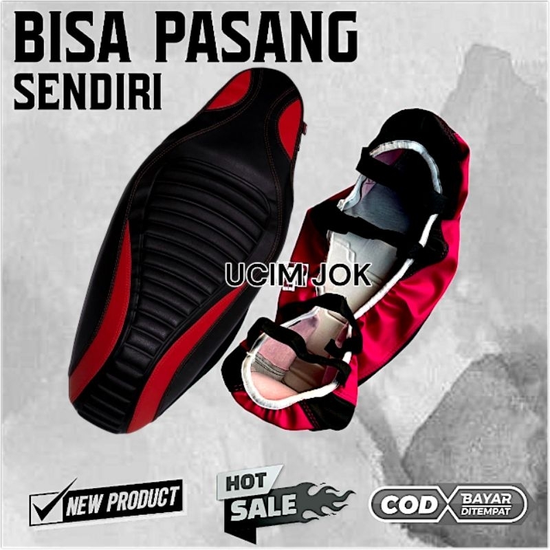 Jual cover jok sarung jok new Caferacer lipan bisa pasang sendiri di ...