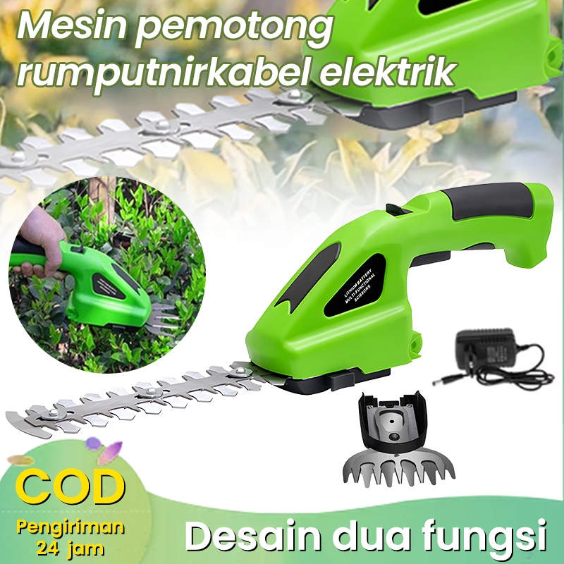 Jual Pemangkas rumput dan semak tanpa kabel 2in1 Alat Potong Rumput ...