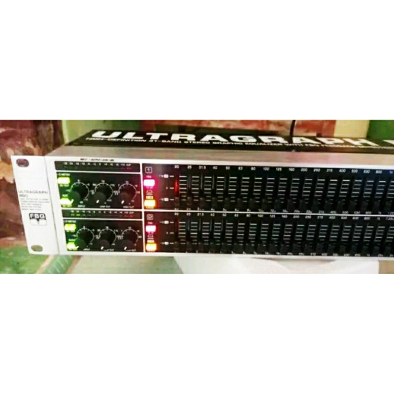 Jual Equalizer Behringer FBQ3102HD masih baru 1x pakai lengkap dus ...