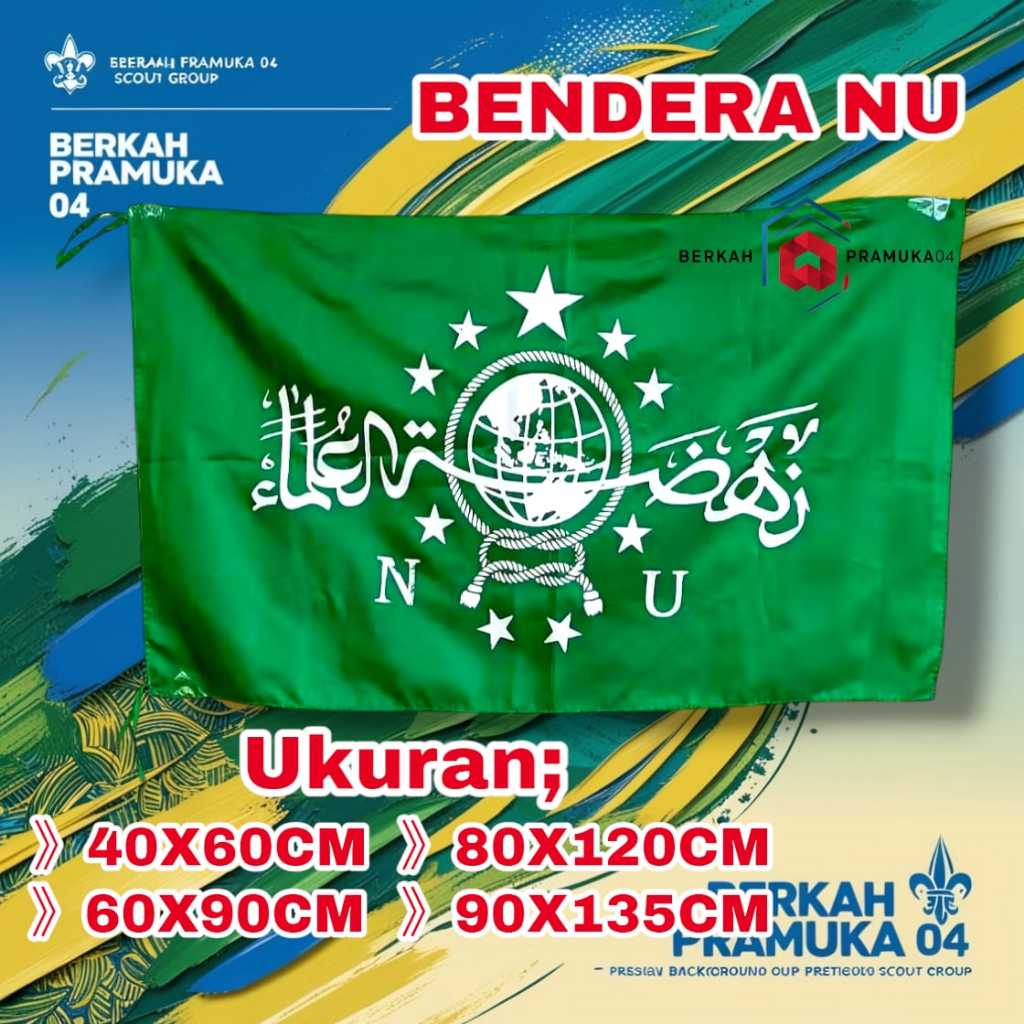 Jual Bendera Nu Nahdhatul ulama ukuran besar | Shopee Indonesia
