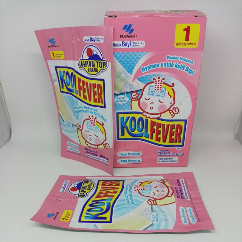 Jual KOOLFEVER BABY BAYI PLESTER KOMPRES DEMAM / 1 LEMBAR | Shopee ...