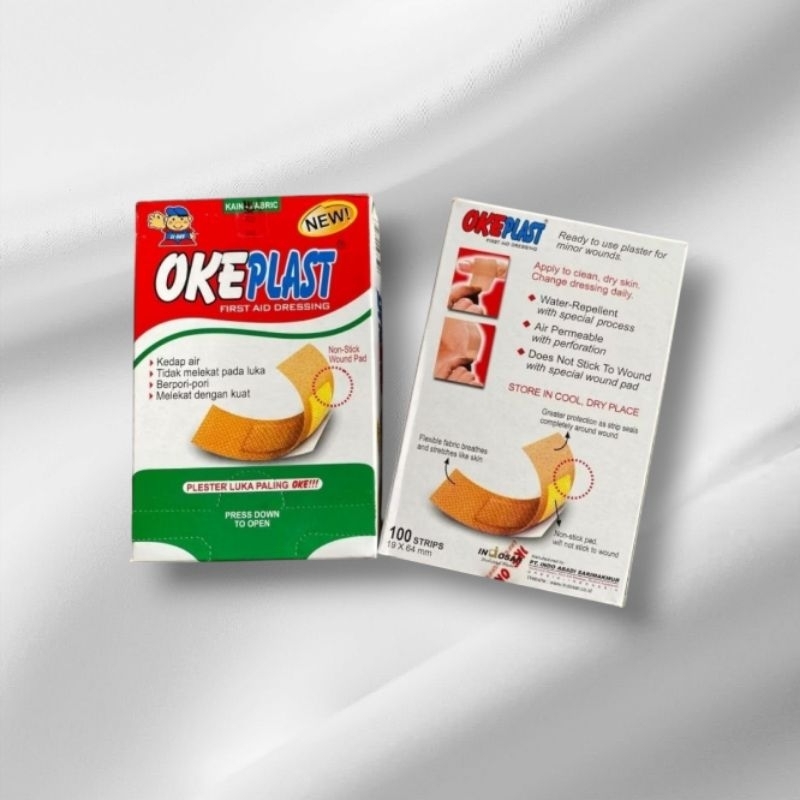 Jual Okeplast Plester Luka 1 Box isi 100 Lembar | Shopee Indonesia