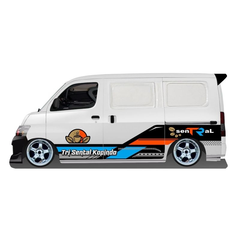 Jual STICKER CUTTING FULL SET MOBIL GRANDMAX BLINDVAN MINI SERENA LUXIO ...