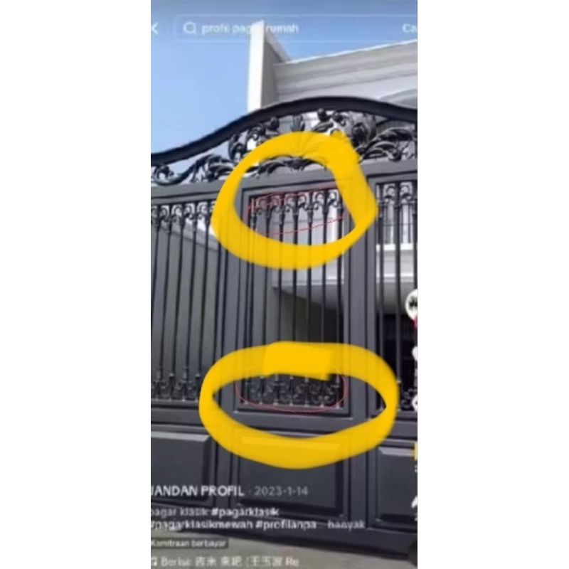 Jual ornamen pagar besi pengganti cor harga per 1pcs | Shopee Indonesia