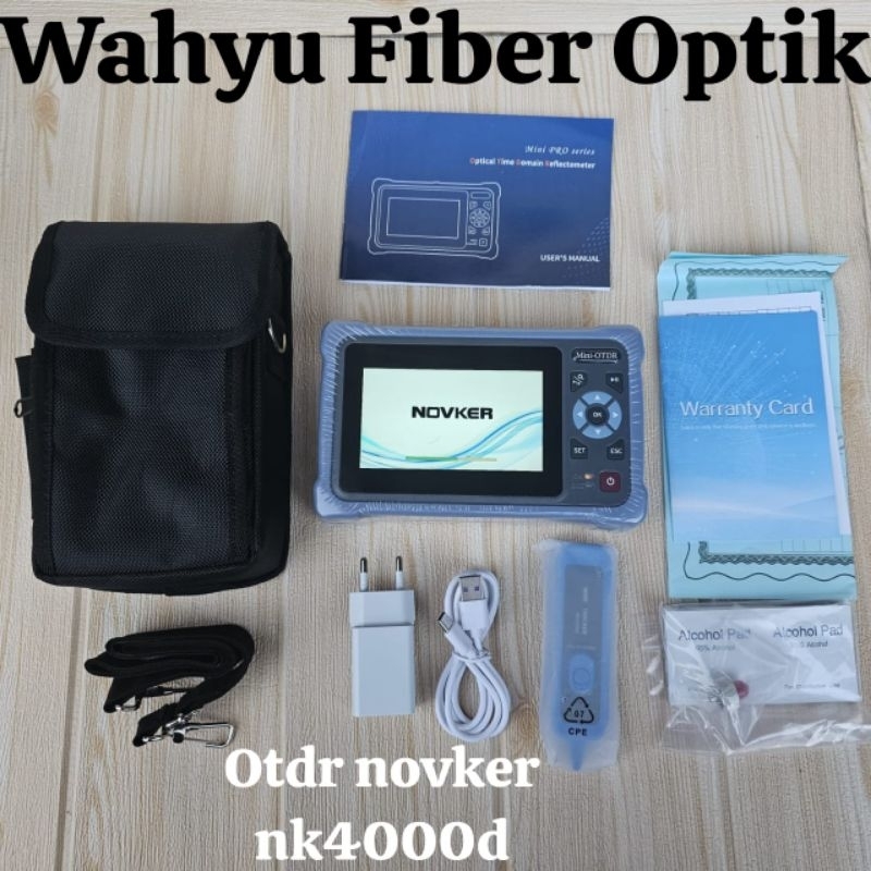 Jual otdr novker nk 4000d/otdr mini touchscreen/OTDR NOVKER NK 4000D ...