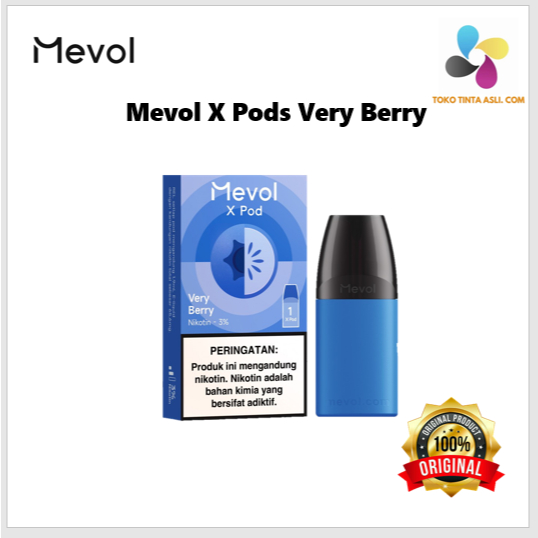 Jual Mevol X Pods Very Berry [F0001AH20010] | Shopee Indonesia
