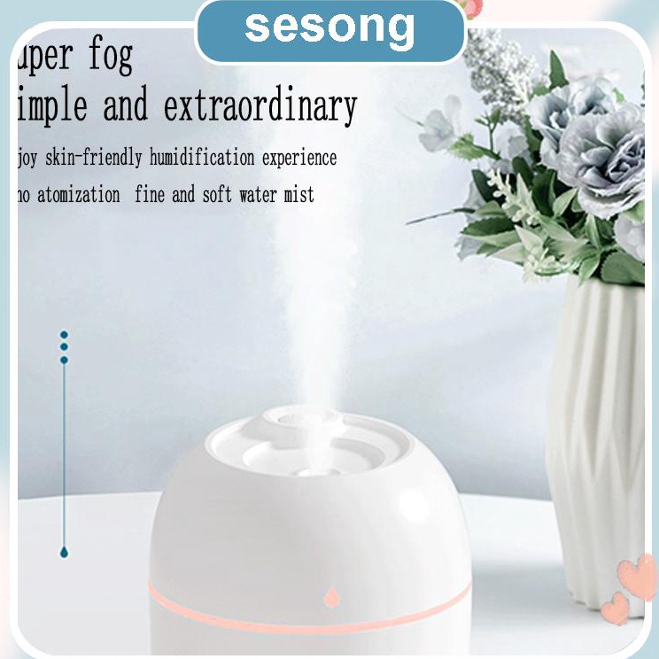 Jual Ultrasonic Air Humidifier 7C Lampu Led Meja Meja Mini Pobel USB ...