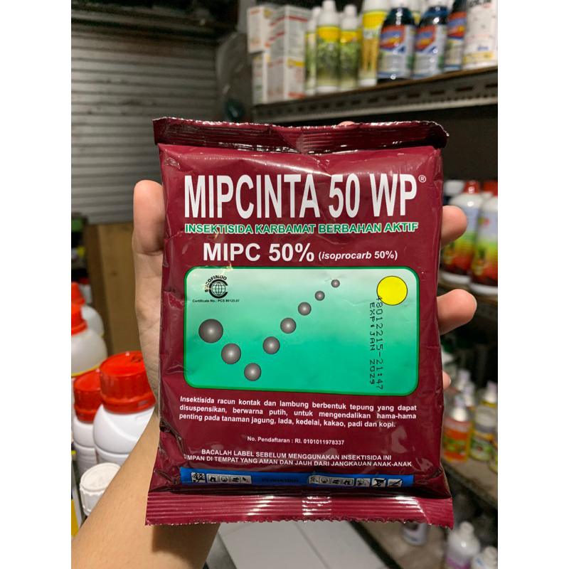 Jual MIPCINTA 50 WP Insektisida Karbamat Pembasmi Hama | Shopee Indonesia