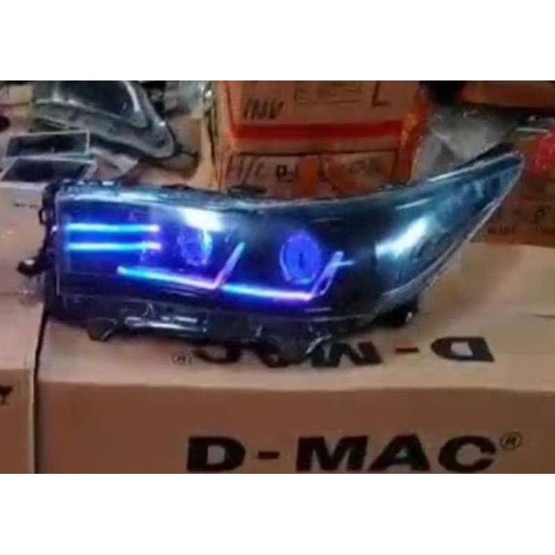 Jual paketan headlamp innova reborn biled pro7 custom Full RGB matrix ...