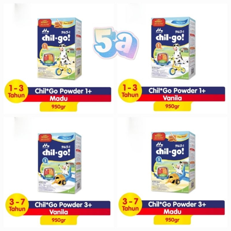 Jual ChilGo 1+ 3+ Vanila Madu 950g Susu ChilGo | Shopee Indonesia