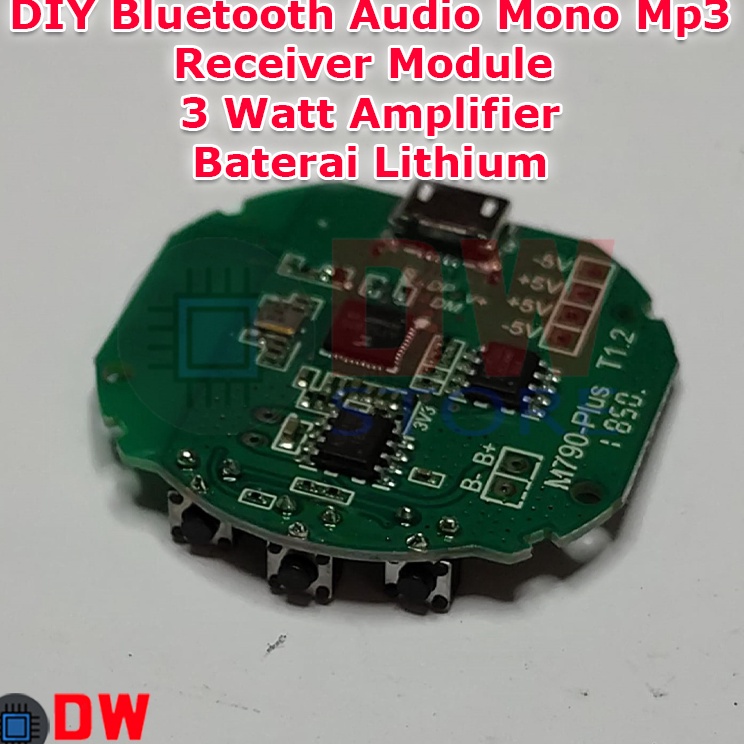 Jual Modul Bluetooth Audio 5 USB MP3 Player Mono 3W Amplifier Module ...