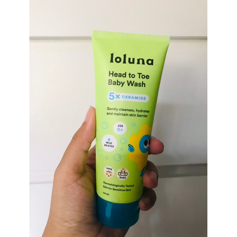 Jual Loluna Head to Toe Baby Wash 100ml & 300ml (New) | Shopee Indonesia
