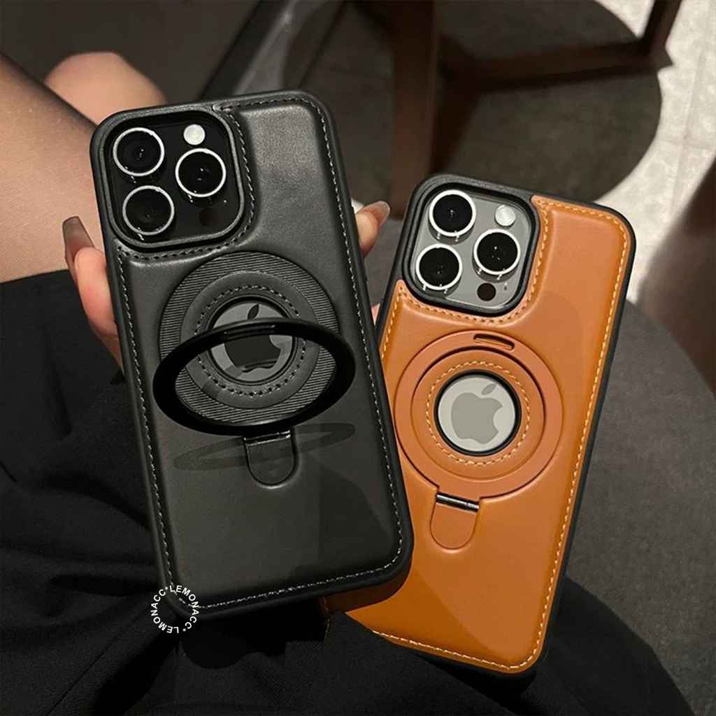 Jual Genuine Case Kulit MagSafe - Leather With Standable – Hardcase ...