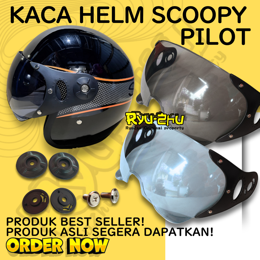 Jual Kaca Helm Honda Scoopy Pilot | Shopee Indonesia