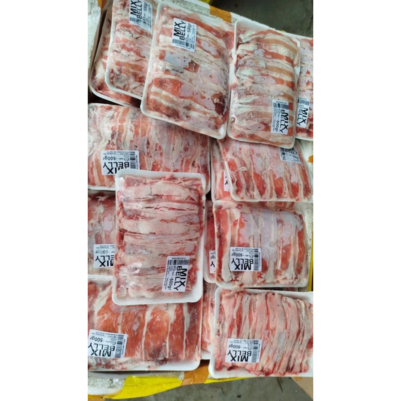 Jual Daging Sapi Slice 500gr / mix belly daging sapi slice 500gr beef ...
