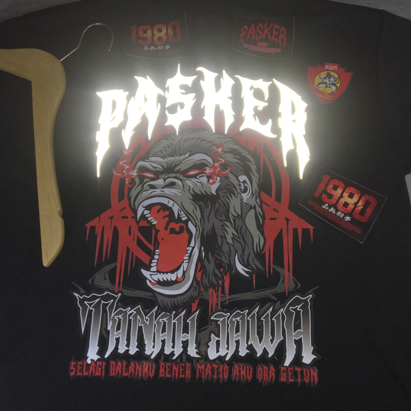 Jual Kaos Pasker IKSPI Kera Sakti Menyala Reflektif Terbaru KS WHITE Kera Sakti Fighter 1980 ...